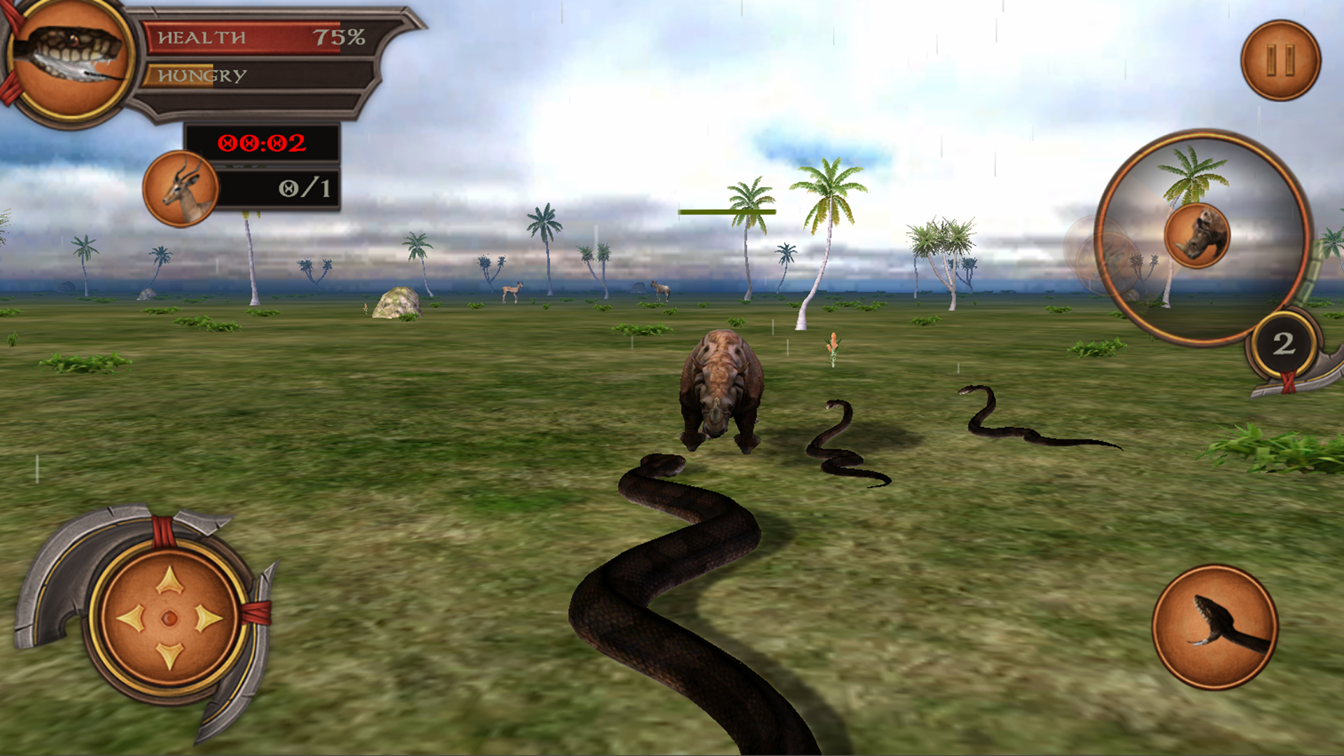 Aplicación Wild Snake Attack 3D en Amazon Appstore