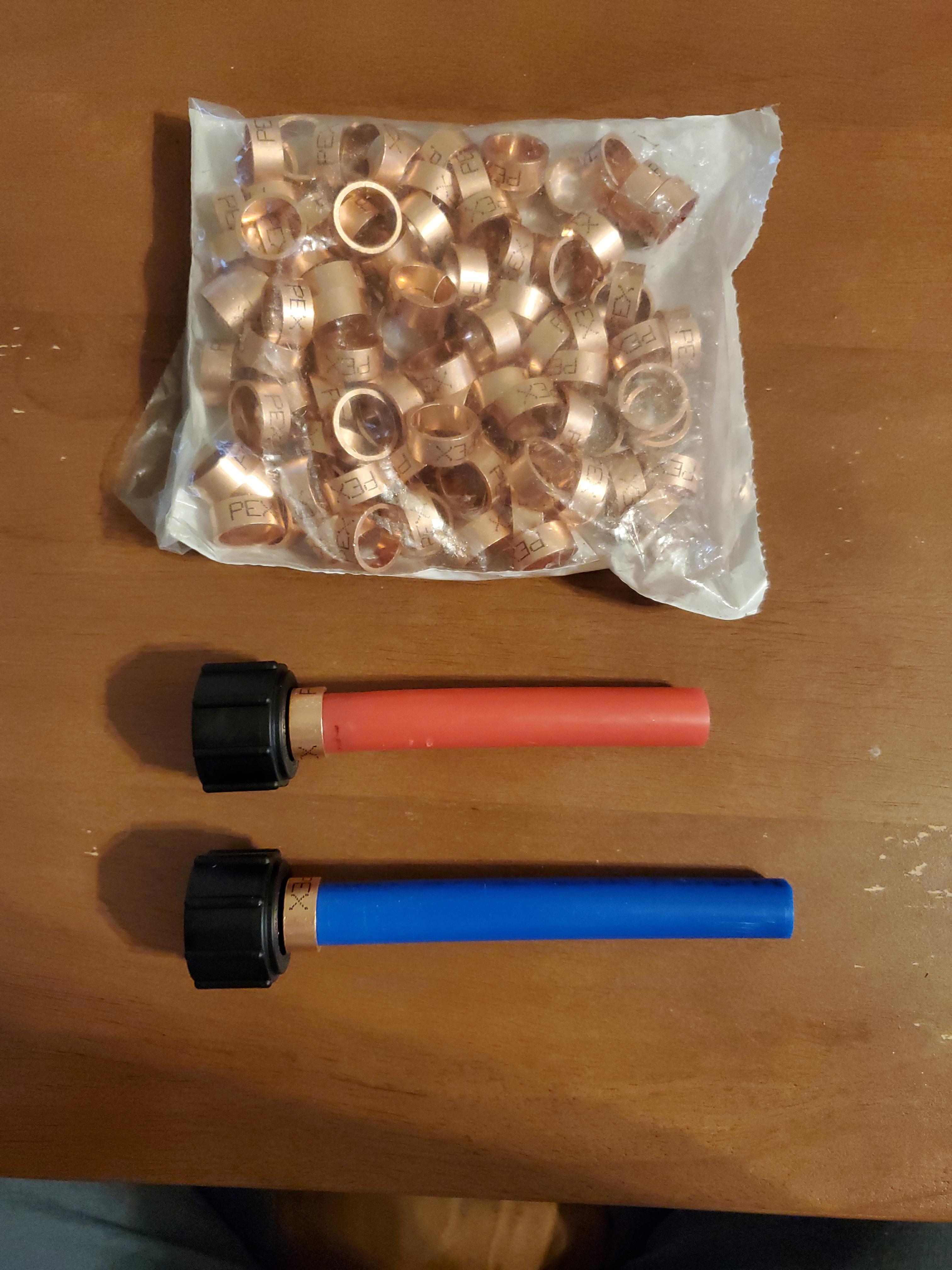 Amazon.com: Viega 43620 PureFlow 1/2-Inch Zero Lead PEX Crimp Ring ...