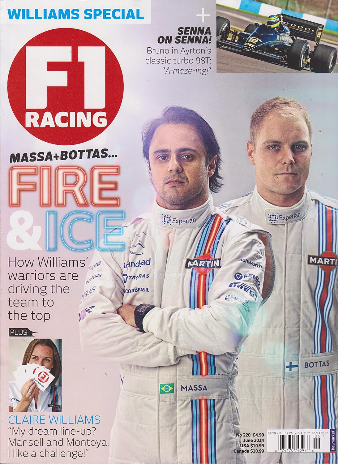 F1 Racing Magazine June 2014 Williams Special: Amazon.com: Books