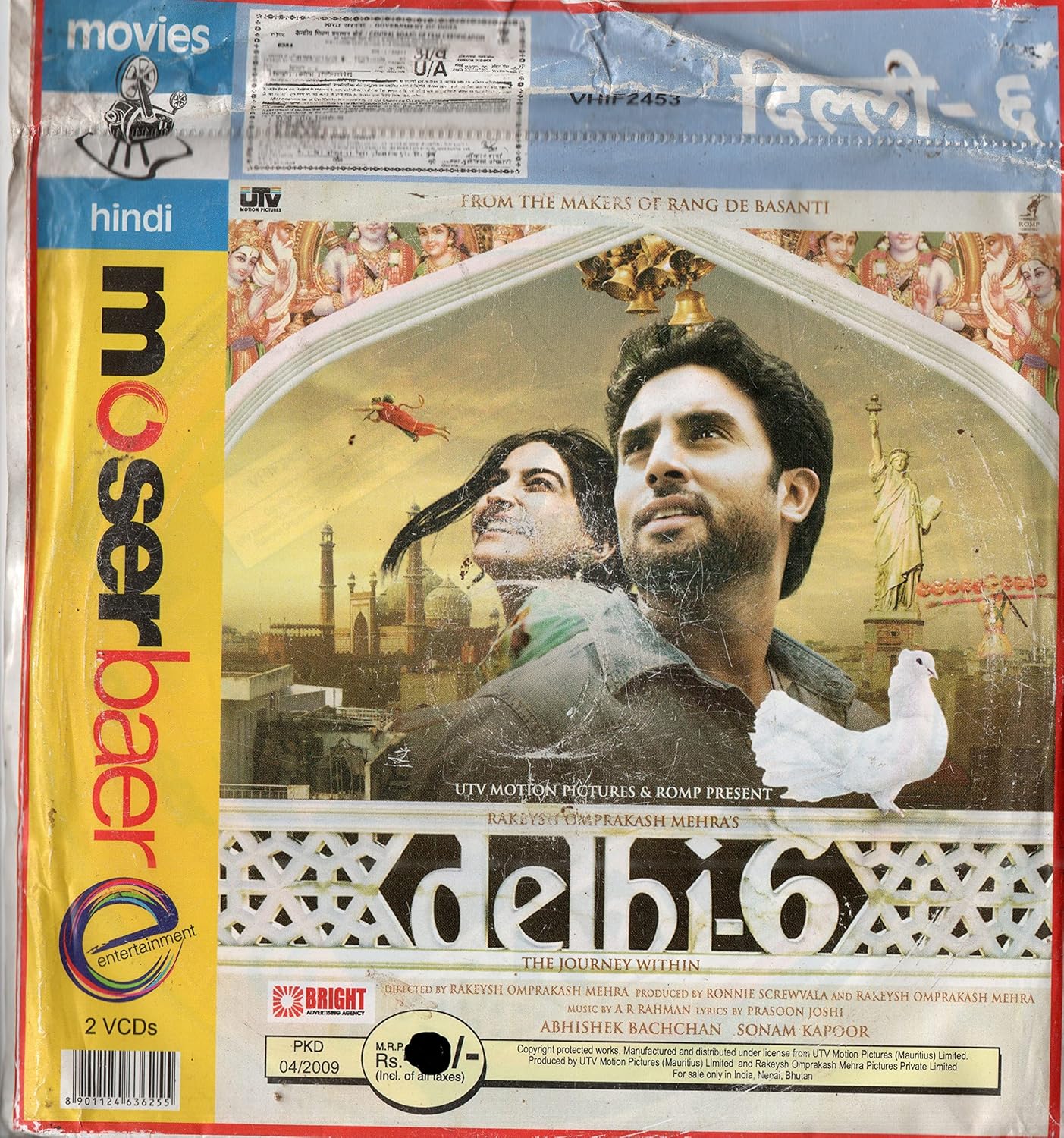 Delhi 6 VCD Cast: Abhishek Bachchan, Sonam Kapoor Director: Rakesh Omprakash Mehra Language ...