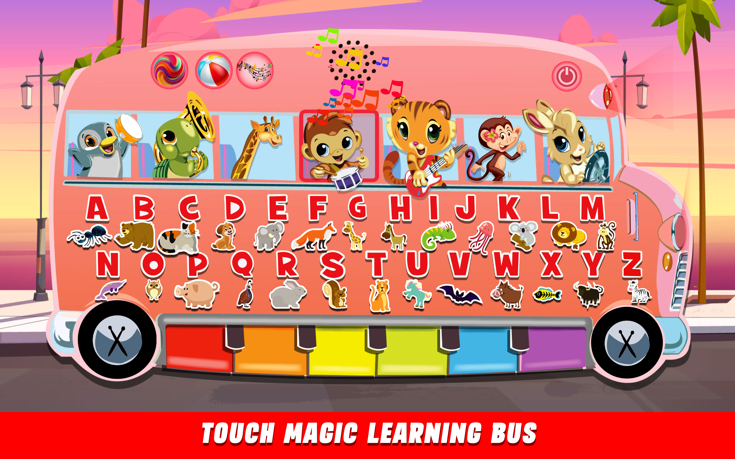 Touch Magic Learning Bus A B C - App on Amazon Appstore