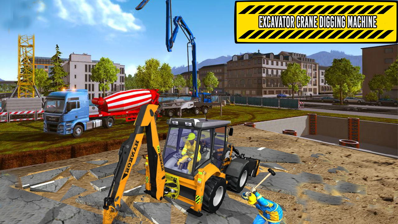 Heavy Excavator Crane: Building Construction Game - App on Amazon Appstore