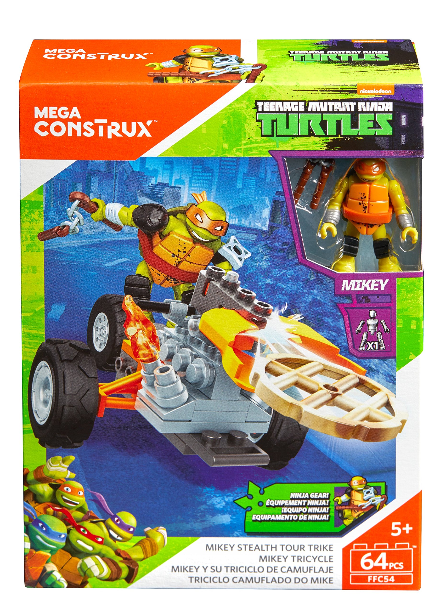 Mega Construx TMNT Mikey Stealth Tour Trike: Buy Online in Bahamas at ...