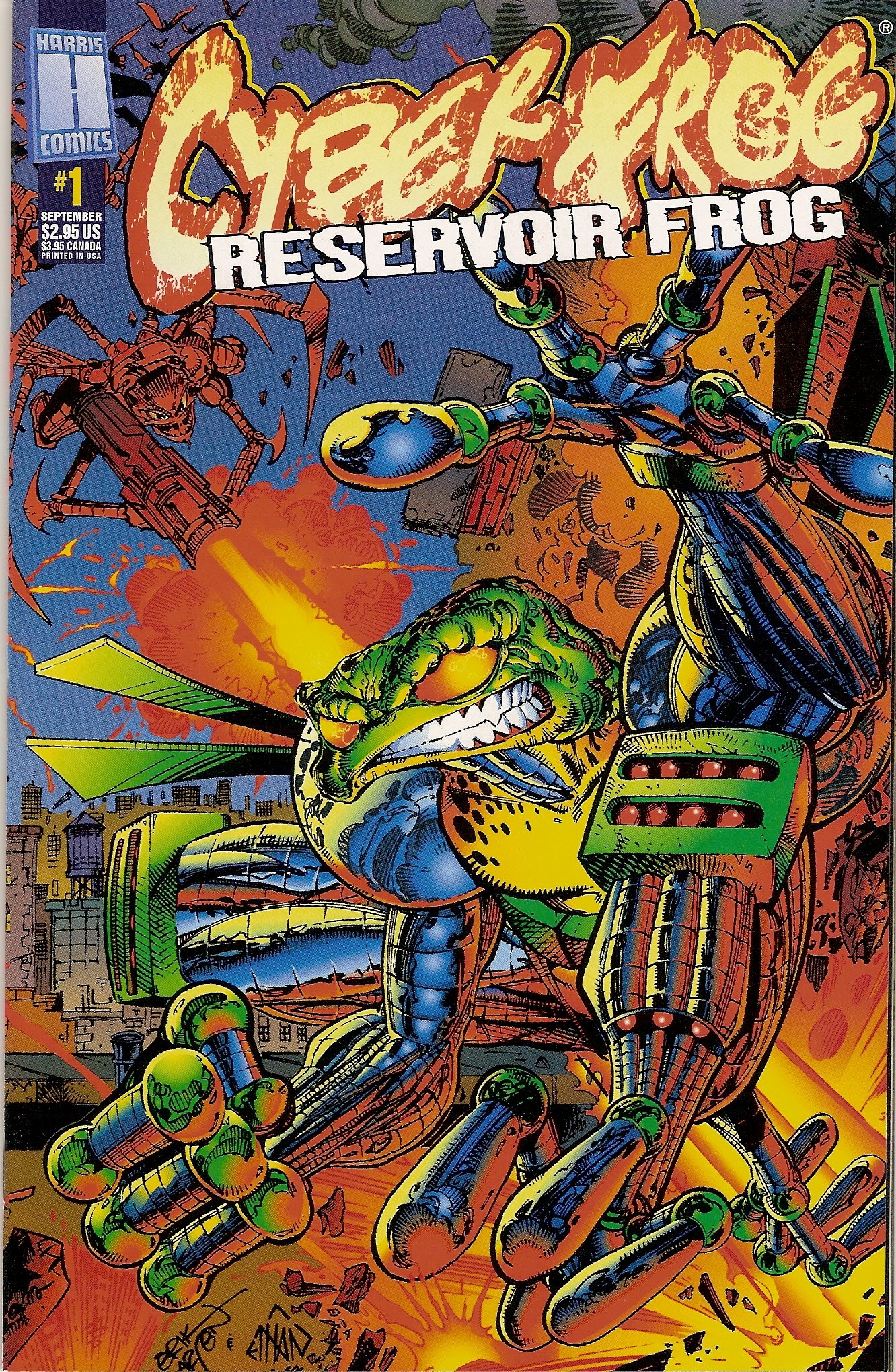 CyberFrog Reservoir Frog #1 Harris Comic 1996: Ethan Van Sciver: Amazon ...