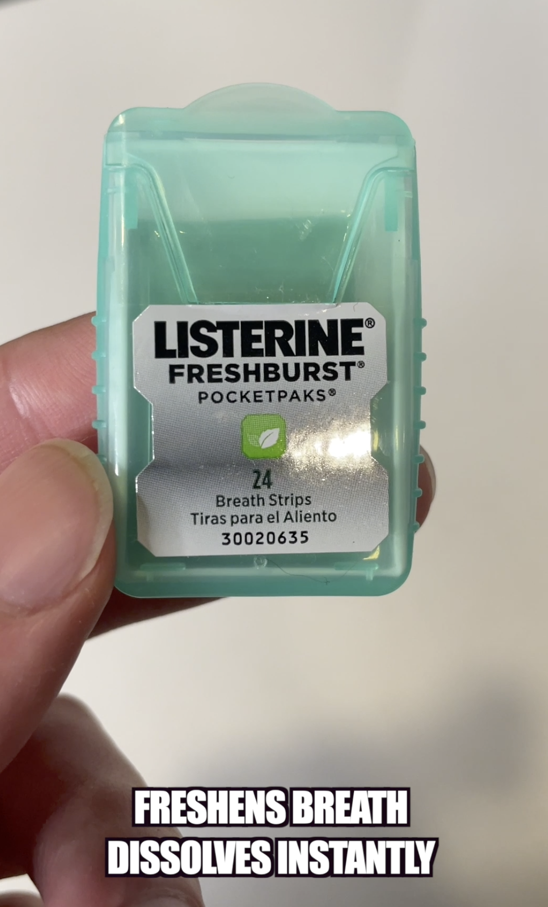 Watch LIVE LOOK - Listerine PocketPaks Breath Strips, Fresh Burst on ...