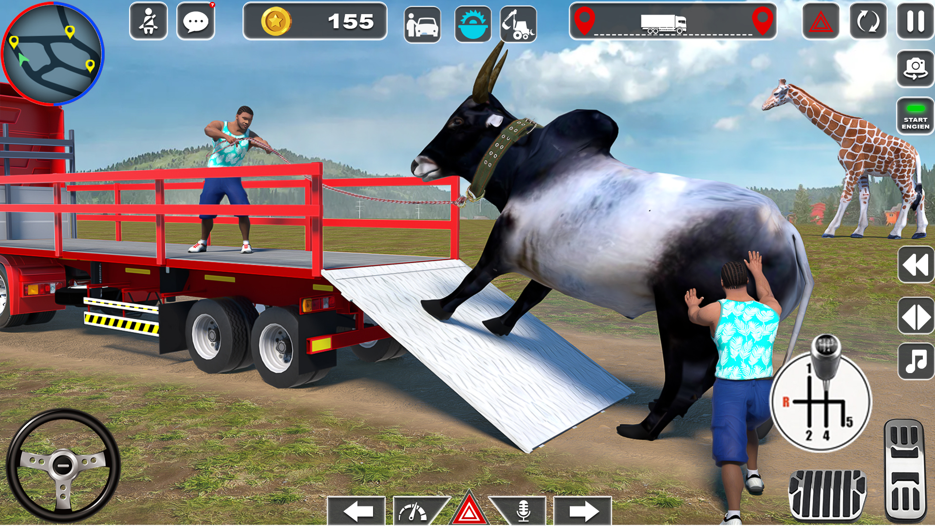 Farm Animal Transporter Truck Driving Games - Horse Transporter Truck ...