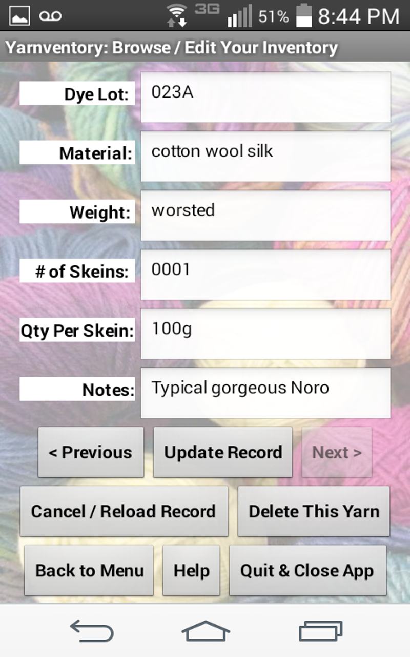 Yarnventory - App on Amazon Appstore