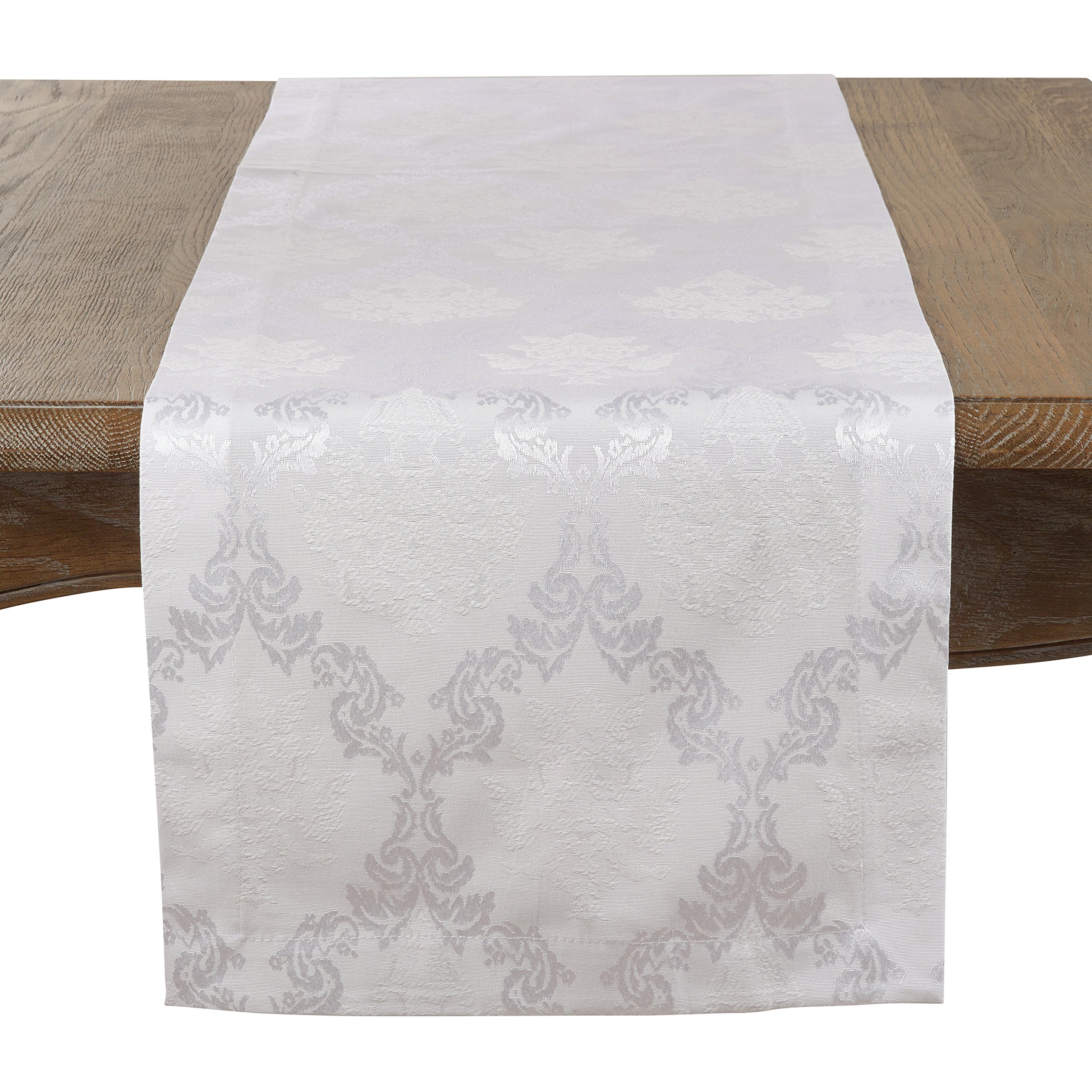 Amazon.com: SARO LIFESTYLE Paloma Damask Collection Table-Toppers, 15 ...