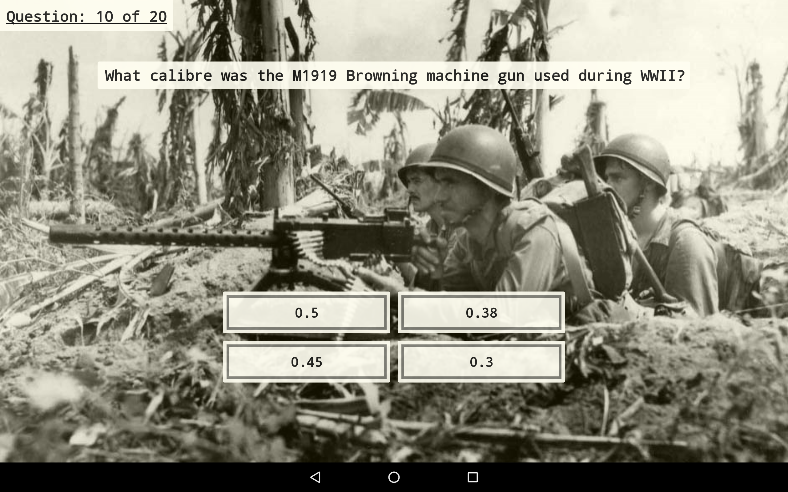 WWII Quiz - App on Amazon Appstore