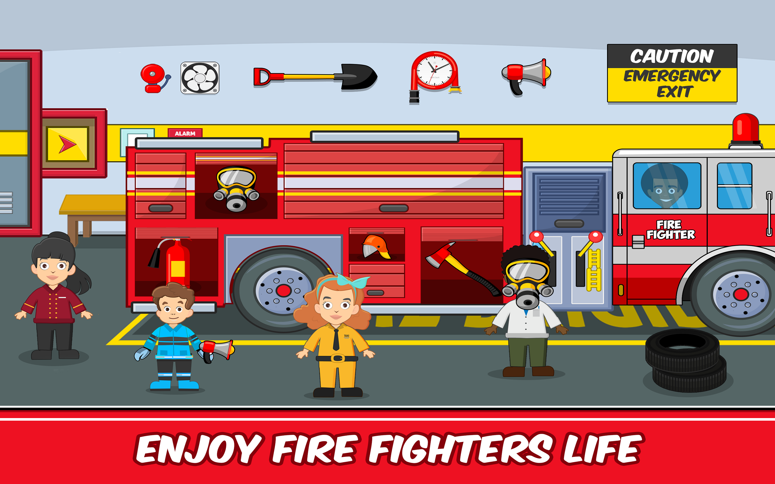 Pretend My Fire Station | Firefighter Life Games - App on the Amazon ...