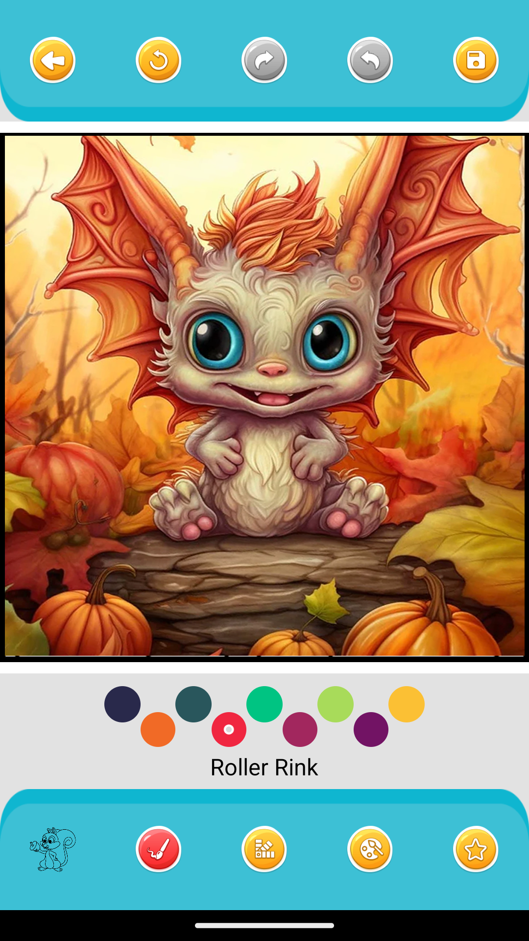 Baby Halloween Dragon Coloring Page Coloring Book For Kids : Coloring ...