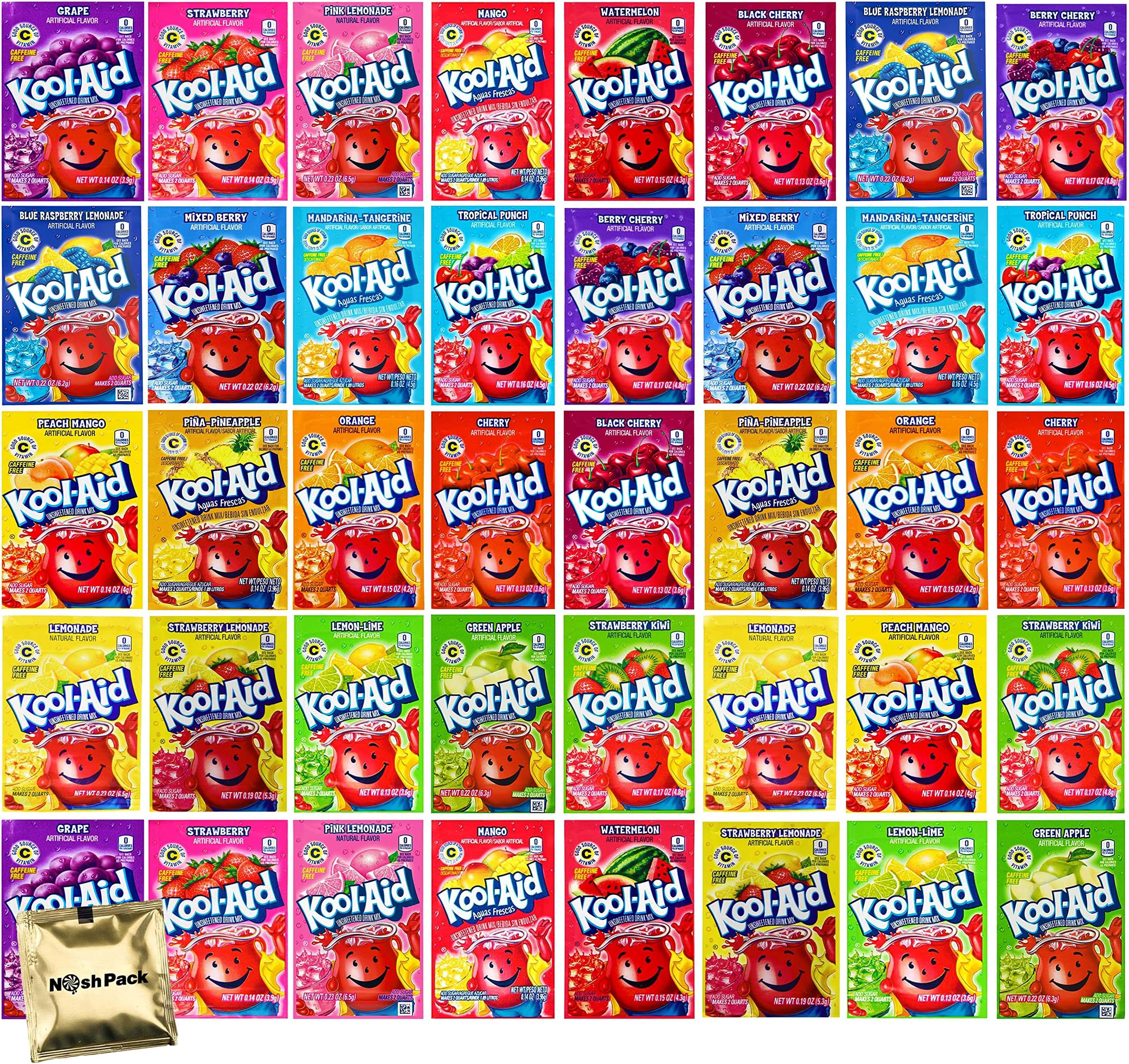 Amazon.com : Kool-Aid Unsweetened Caffeine Free Tropical Punch Zero ...