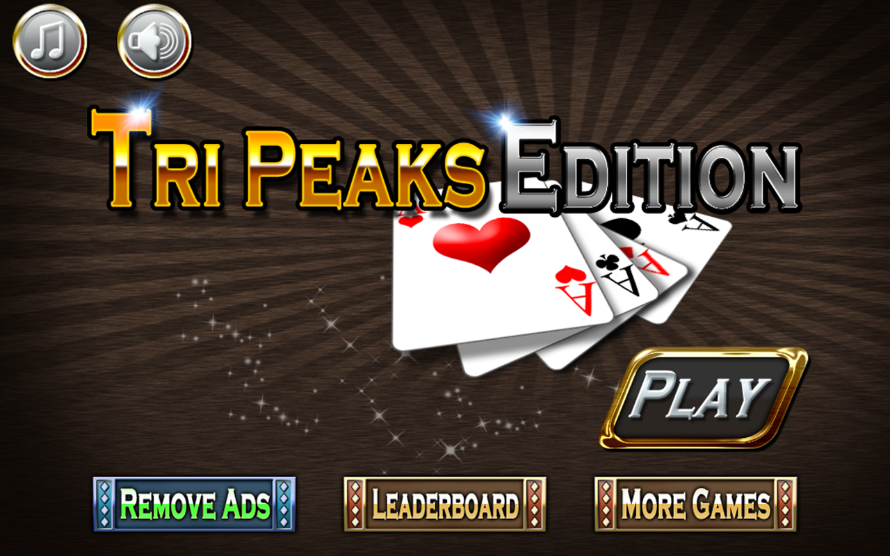 Aplicación Three-Peaks Solitaire FREE - King James Gold Tri Towers City ...