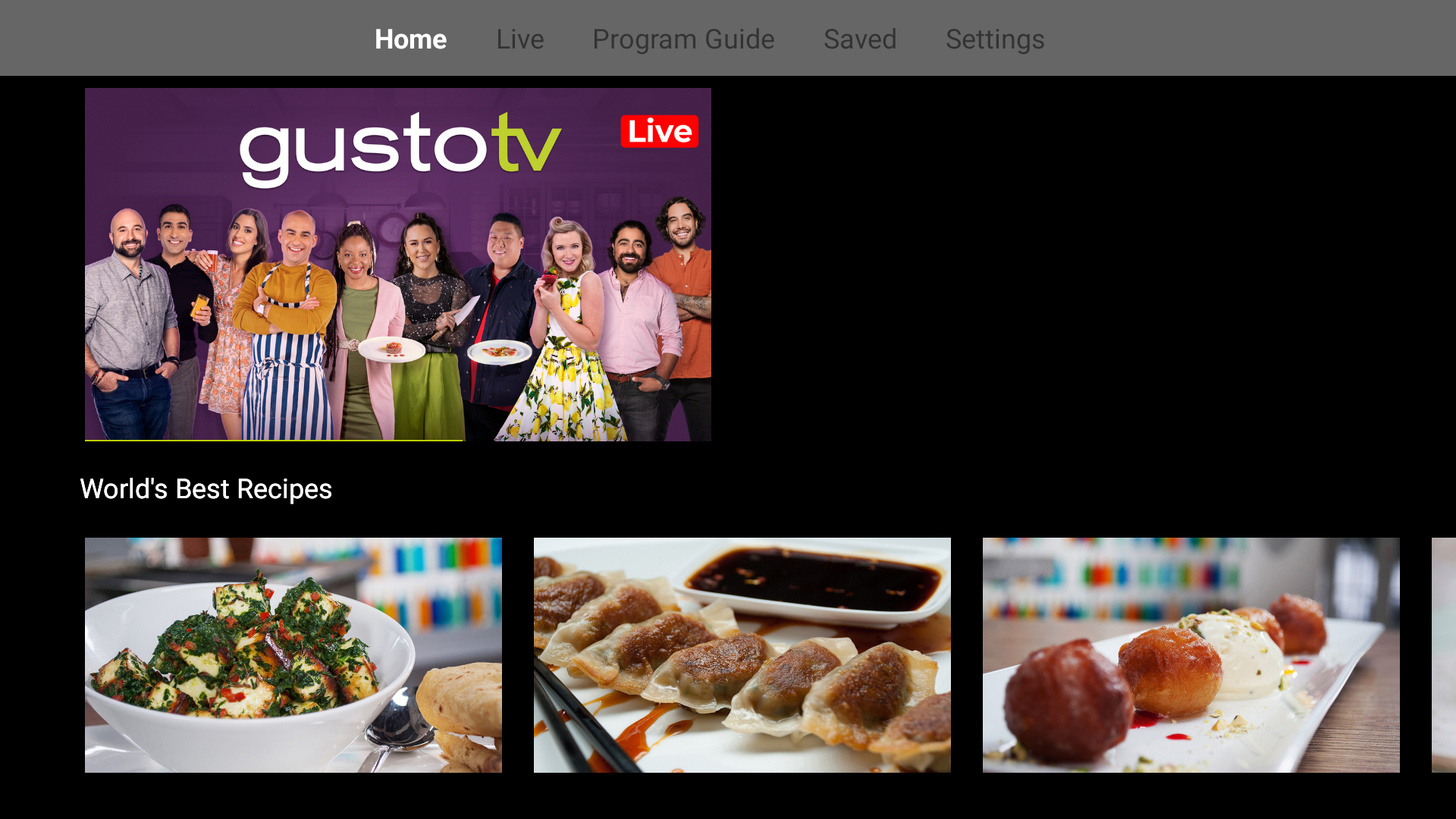 Gusto TV - App on Amazon Appstore