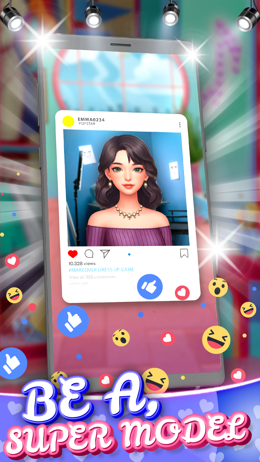 Lady Popular Makeup Dress Up Princess Games ASMR Spa Face Body Makeover ...