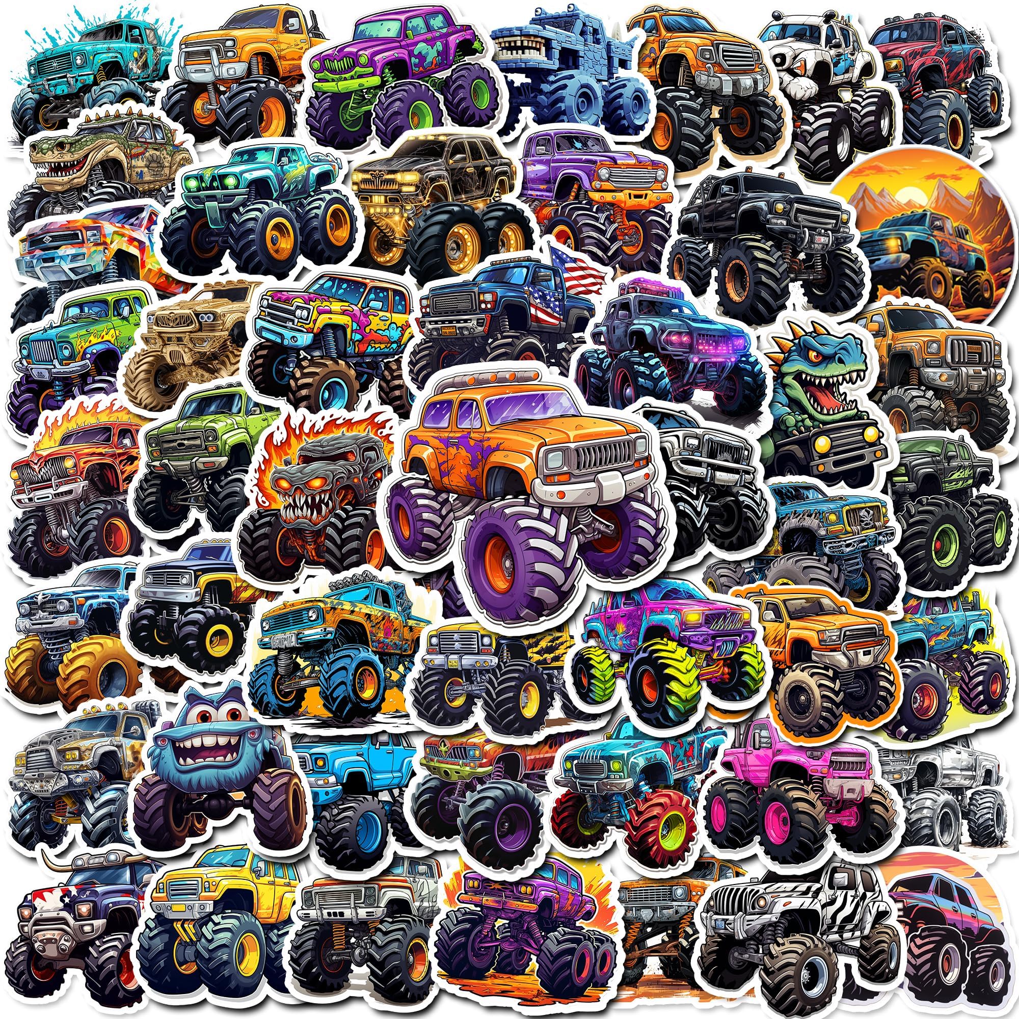 Amazon.com: Monster Jam Sticker Book Pack ~ Bundle with Over 200 ...