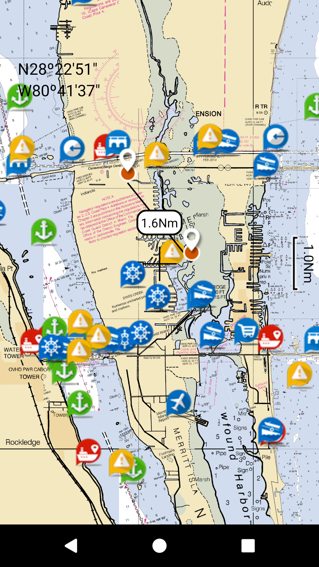 Marine Florida chart gps track - App on Amazon Appstore