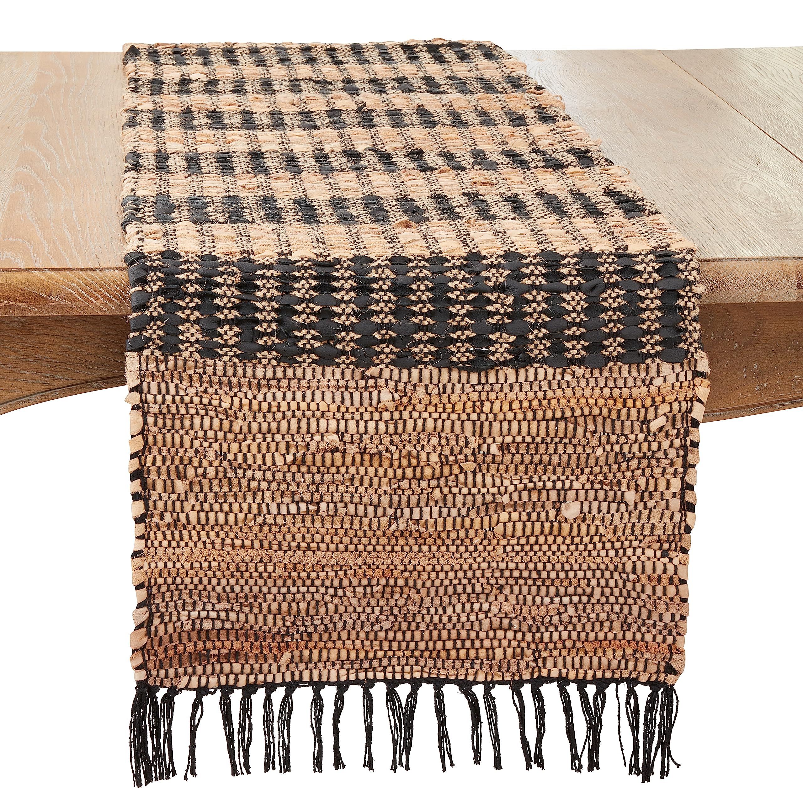 Amazon.com: Ethnic Charm Striped Chindi Table Runner: Home & Kitchen