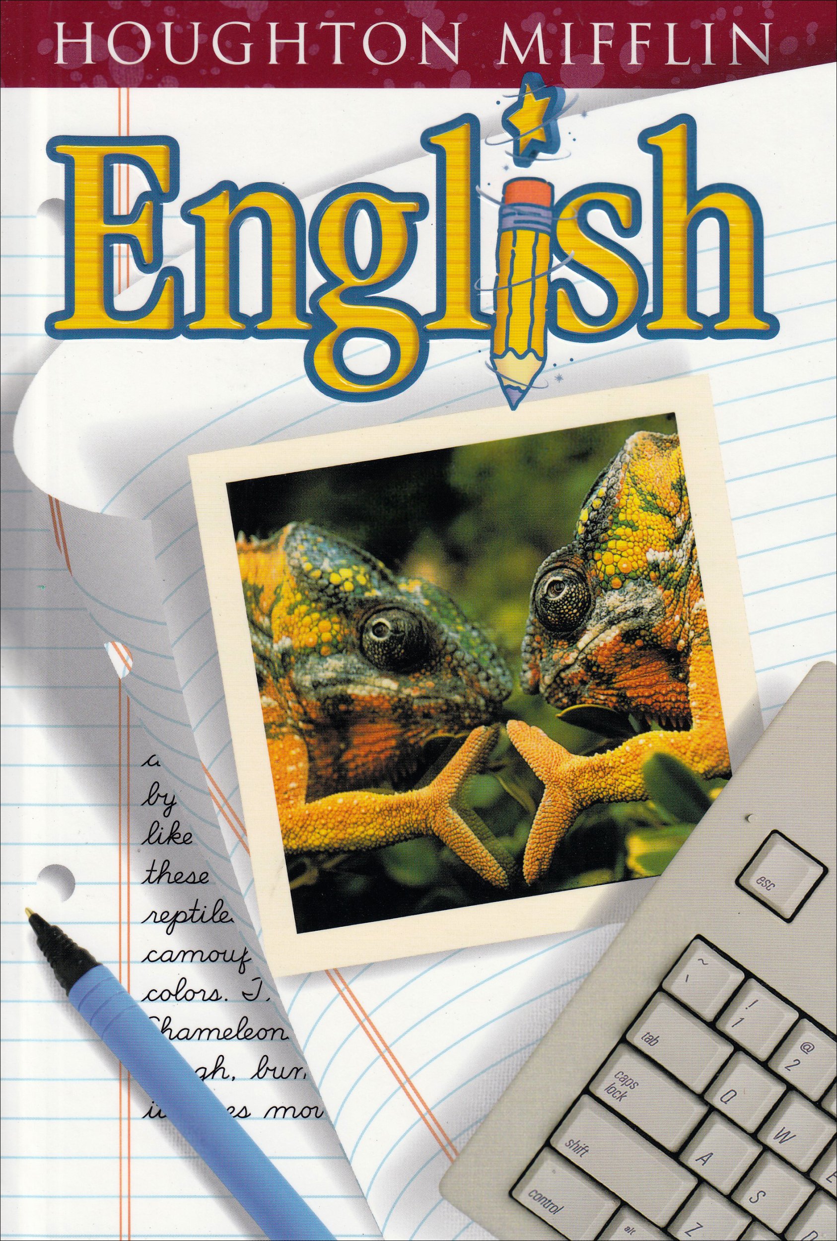 Houghton Mifflin English: Student Edition Hardcover Level 7 2001: HOUGHTON MIFFLIN ...
