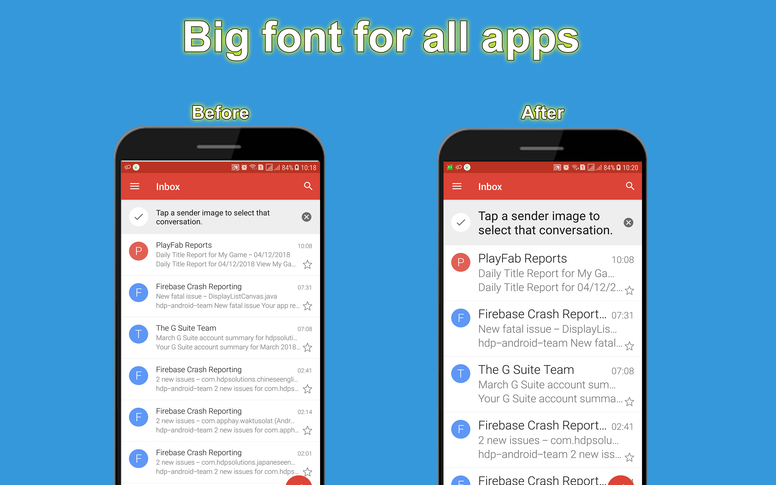 Big font - Enlarge font size - App on Amazon Appstore