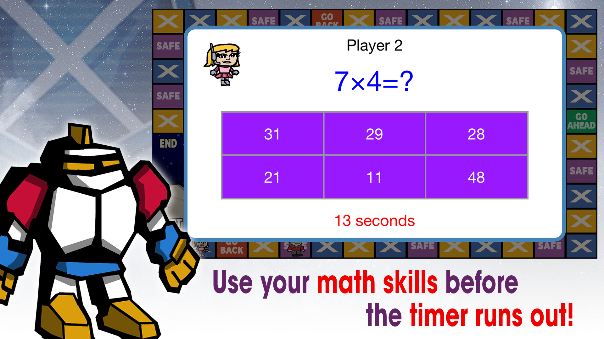 Multiplication Universe - Math Practice Board Game - App on Amazon Appstore