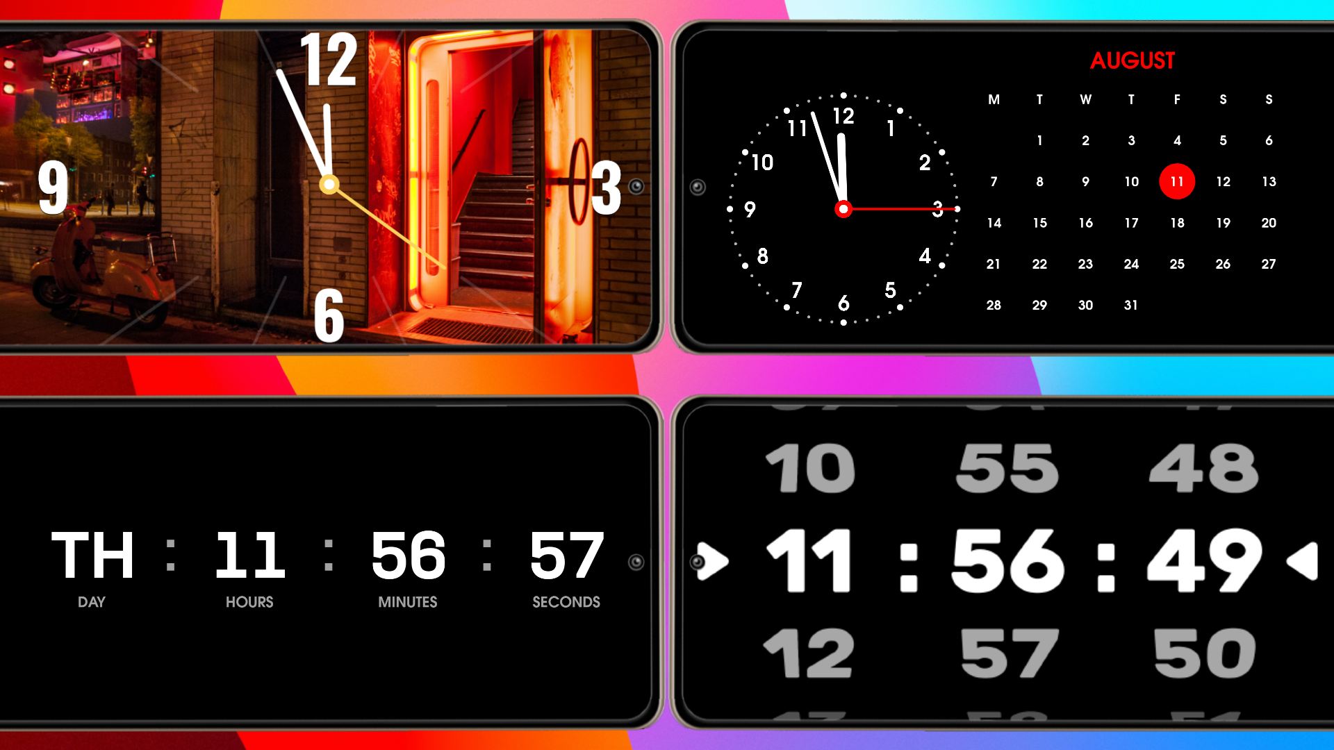 Clock Timer Stopwatch: TV Clock & Standby Wall Screensaver - App on ...