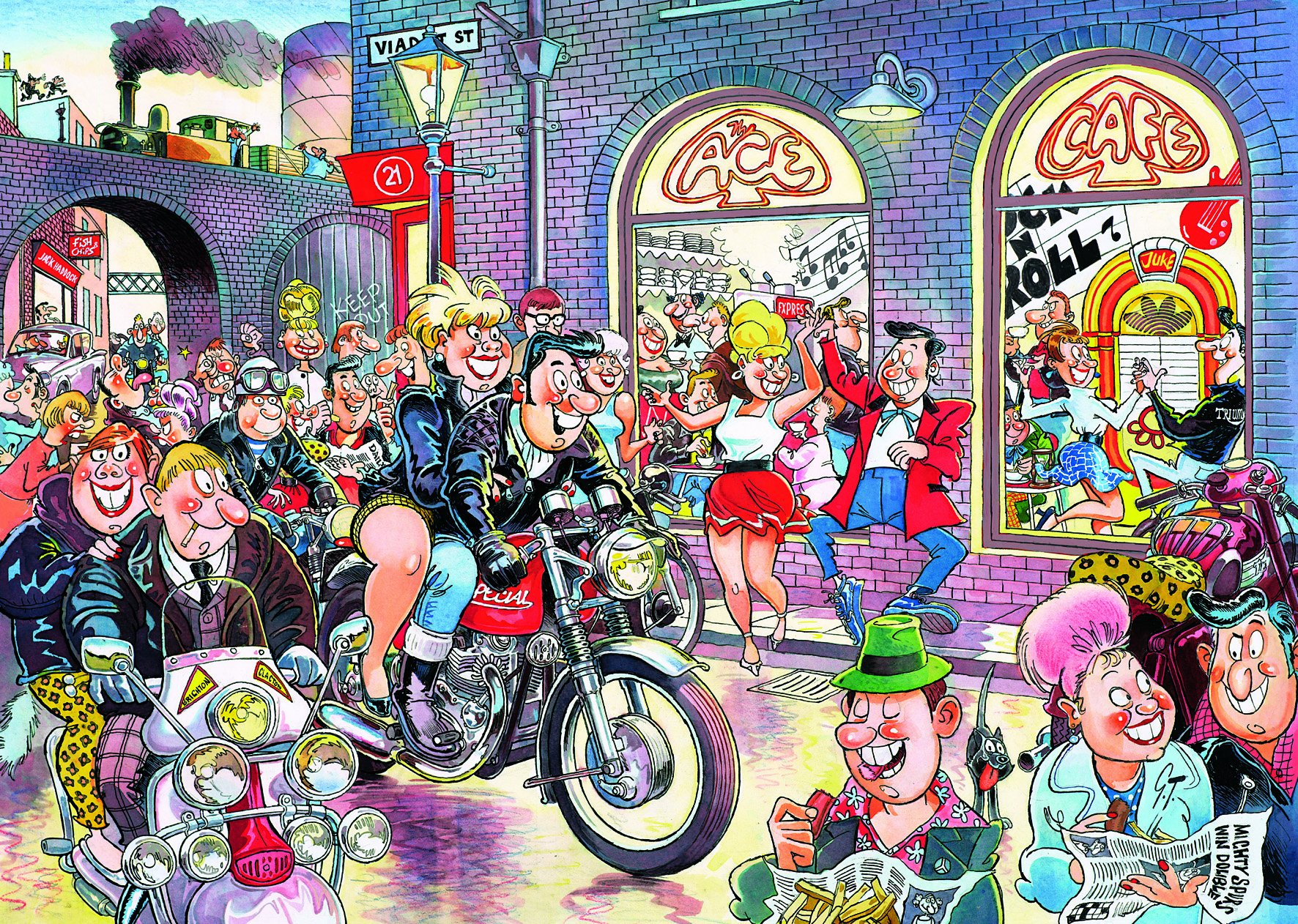 Wasgij Destiny 7 - Rock Around the Clock 1000 Piece Jigsaw Puzzle ...