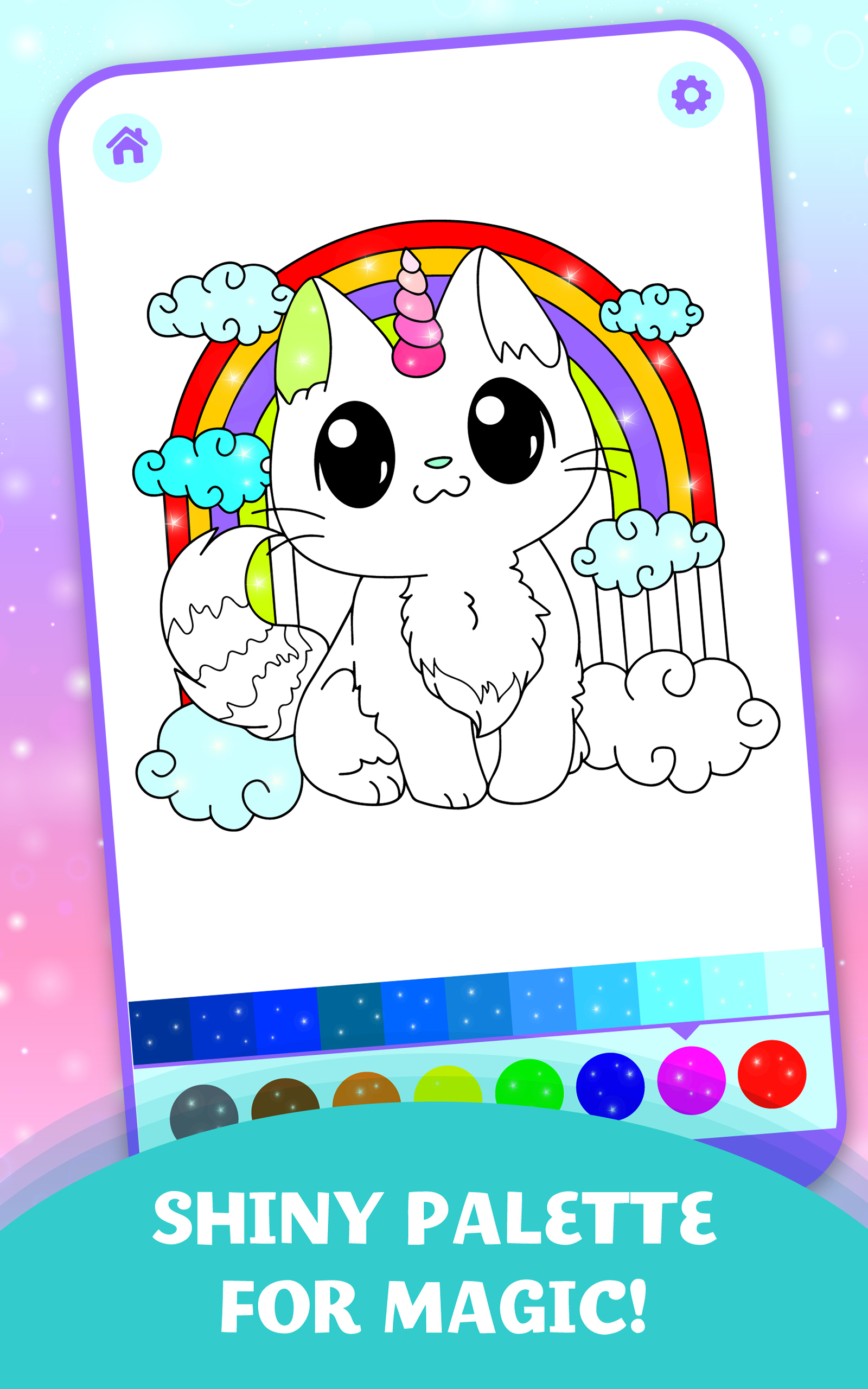 World of Unicorn Cats - Caticorns Coloring Book - App on Amazon Appstore