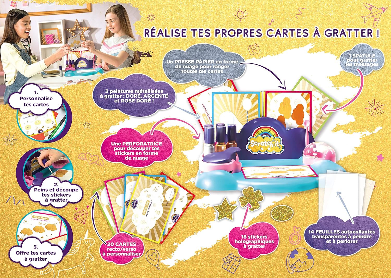 Dujardin Créations Scratch It Scratch Card Making – TopToy