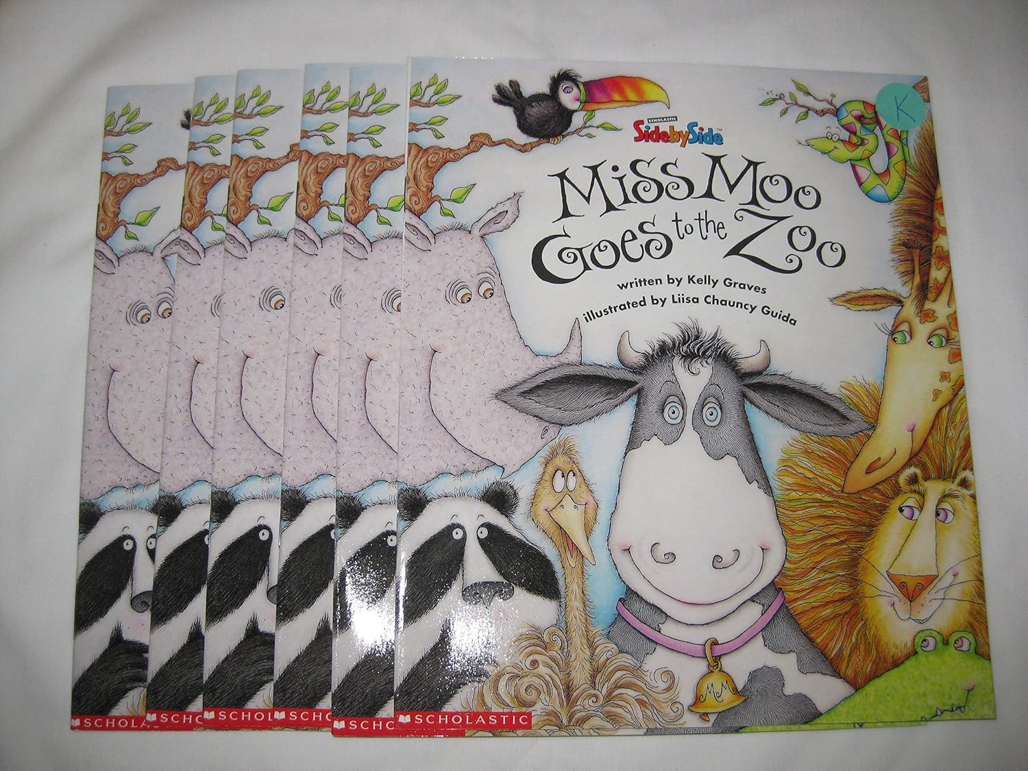 Leveled Guided Reading Set - Miss Moo Goes to the Zoo: Kelly Graves ...
