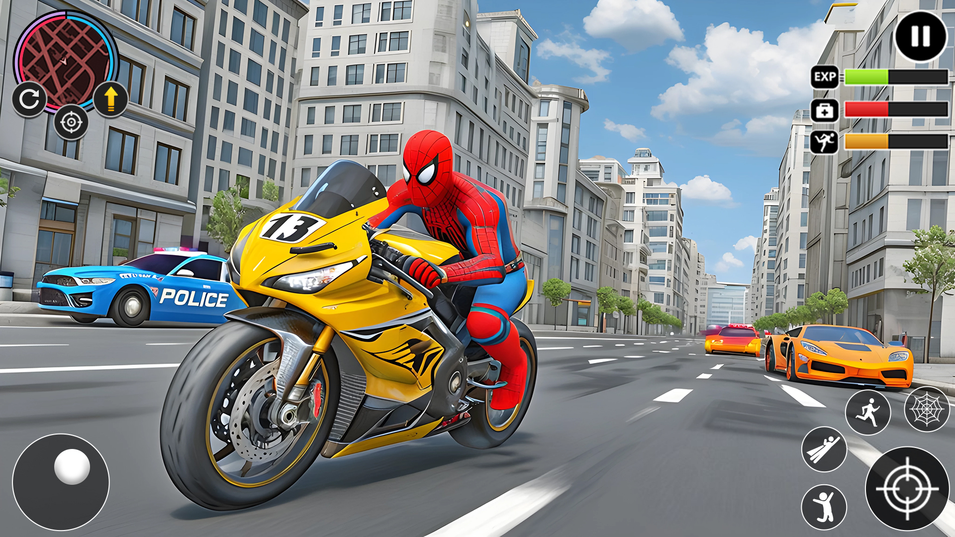 Spider Hero Bike Racing Super hero man Games: Hero Spider Fighter ...