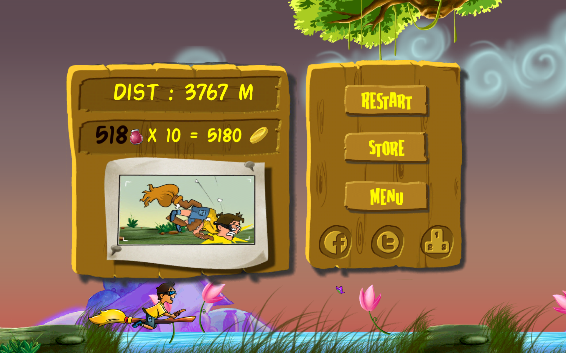 Broom Stick Run - App on Amazon Appstore