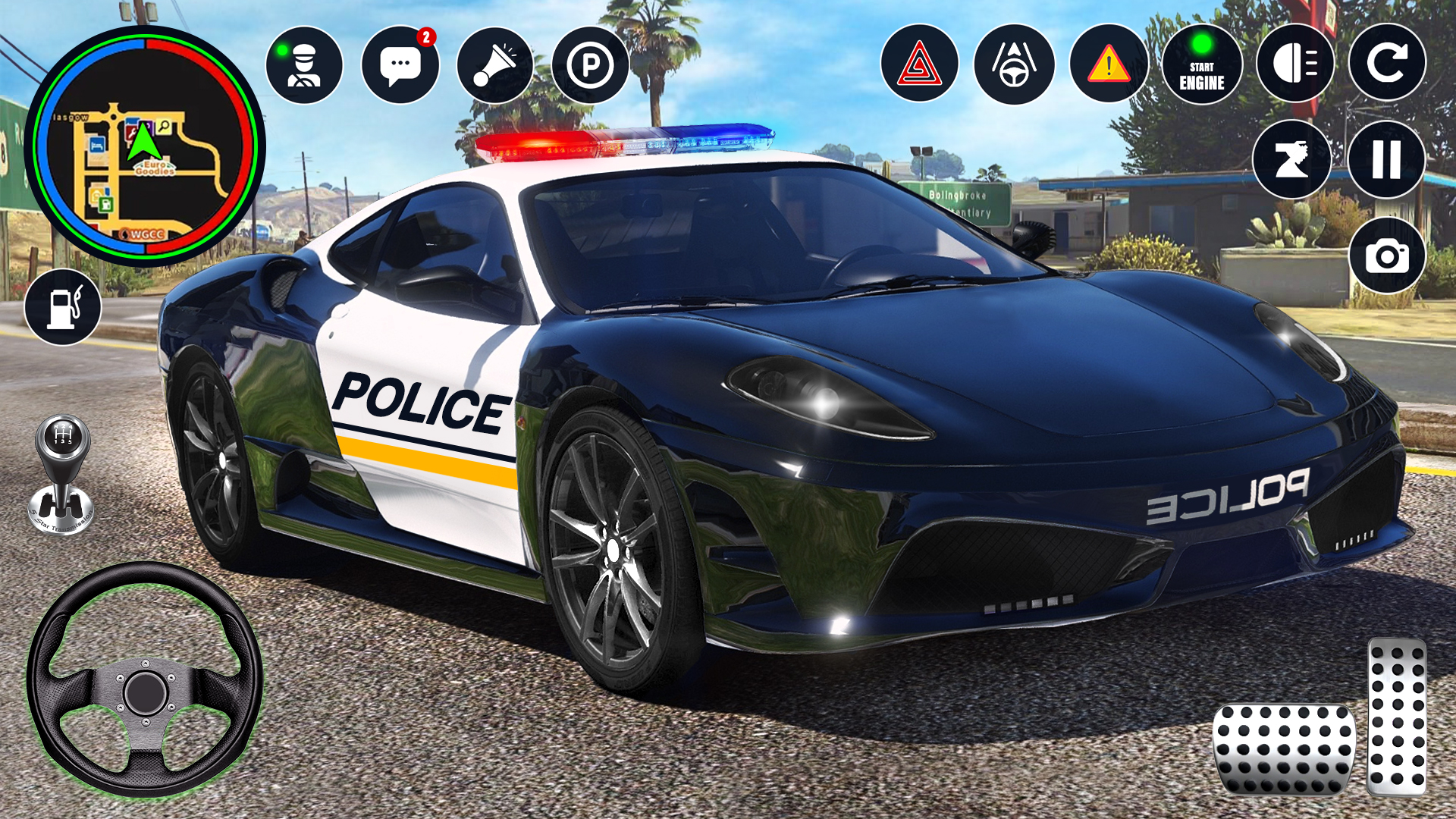 US Police Racing Car Chase Game : Police Car Drift Simulator Cops Thief ...