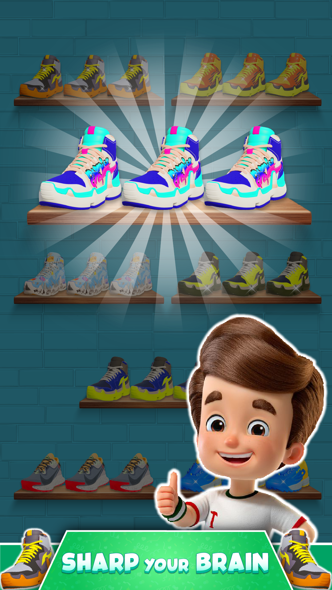 Sneaker Sort : Shoe Organizer For Closet - 3D Match Games - App on ...