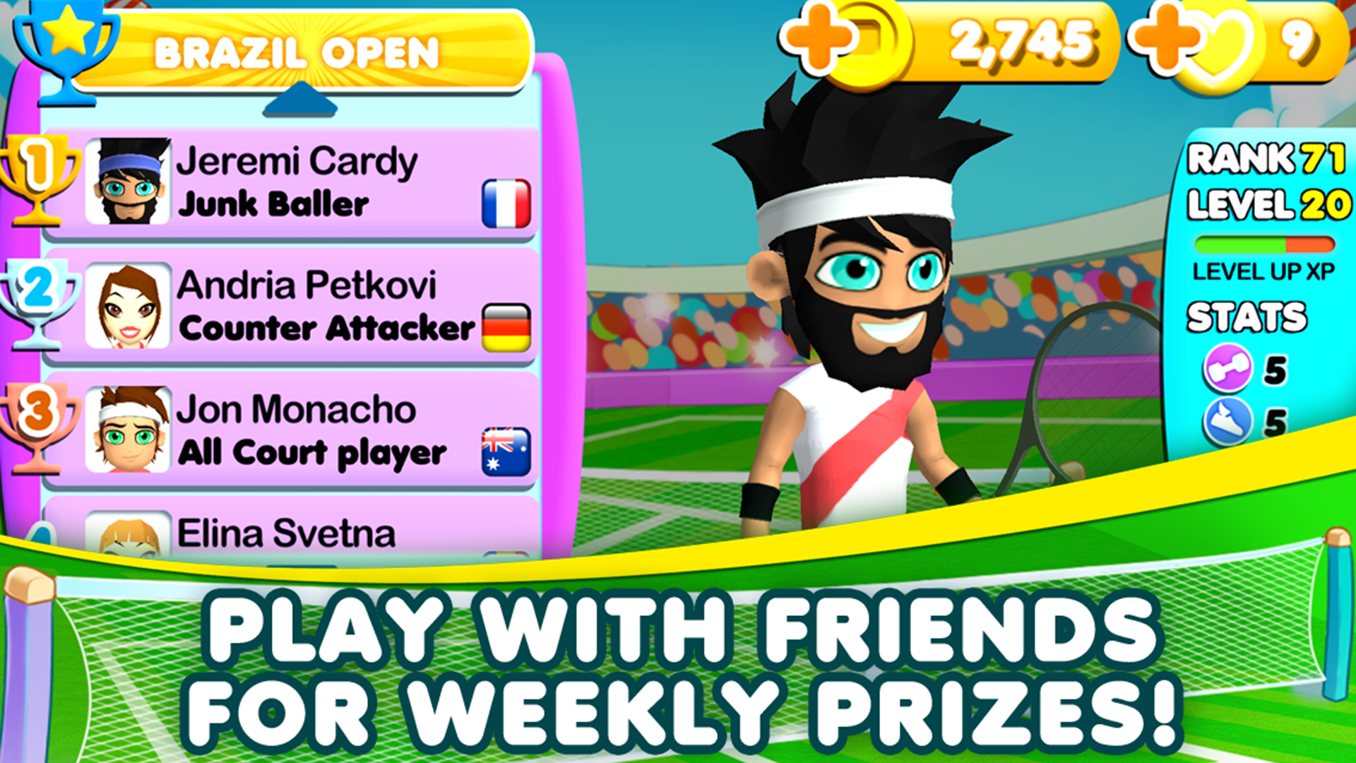 All Stars Tennis - App on Amazon Appstore