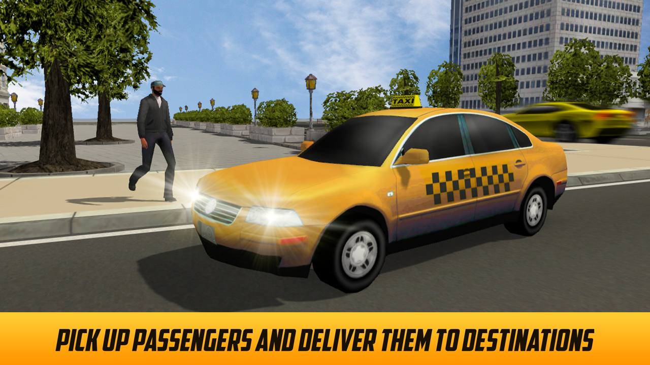 Public Transport Sim: Taxi Driver | Crazy Taxi City Rush Yellow Cab Car ...