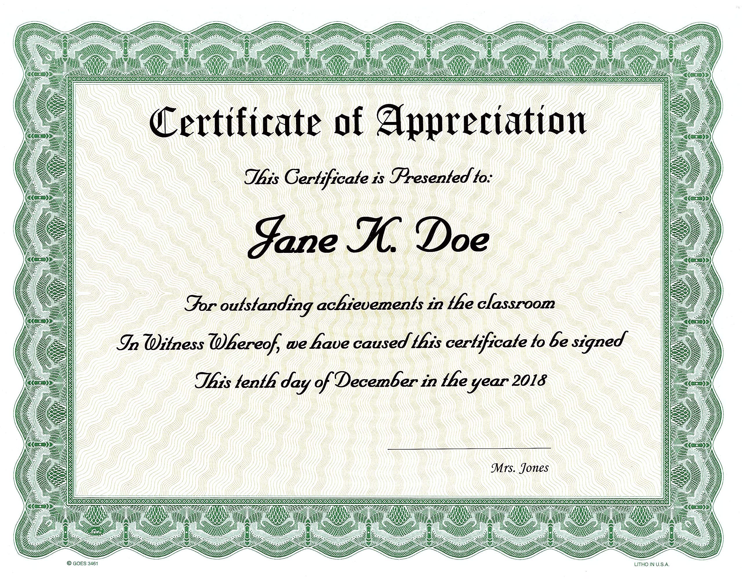 Outstanding Achievement Award Template