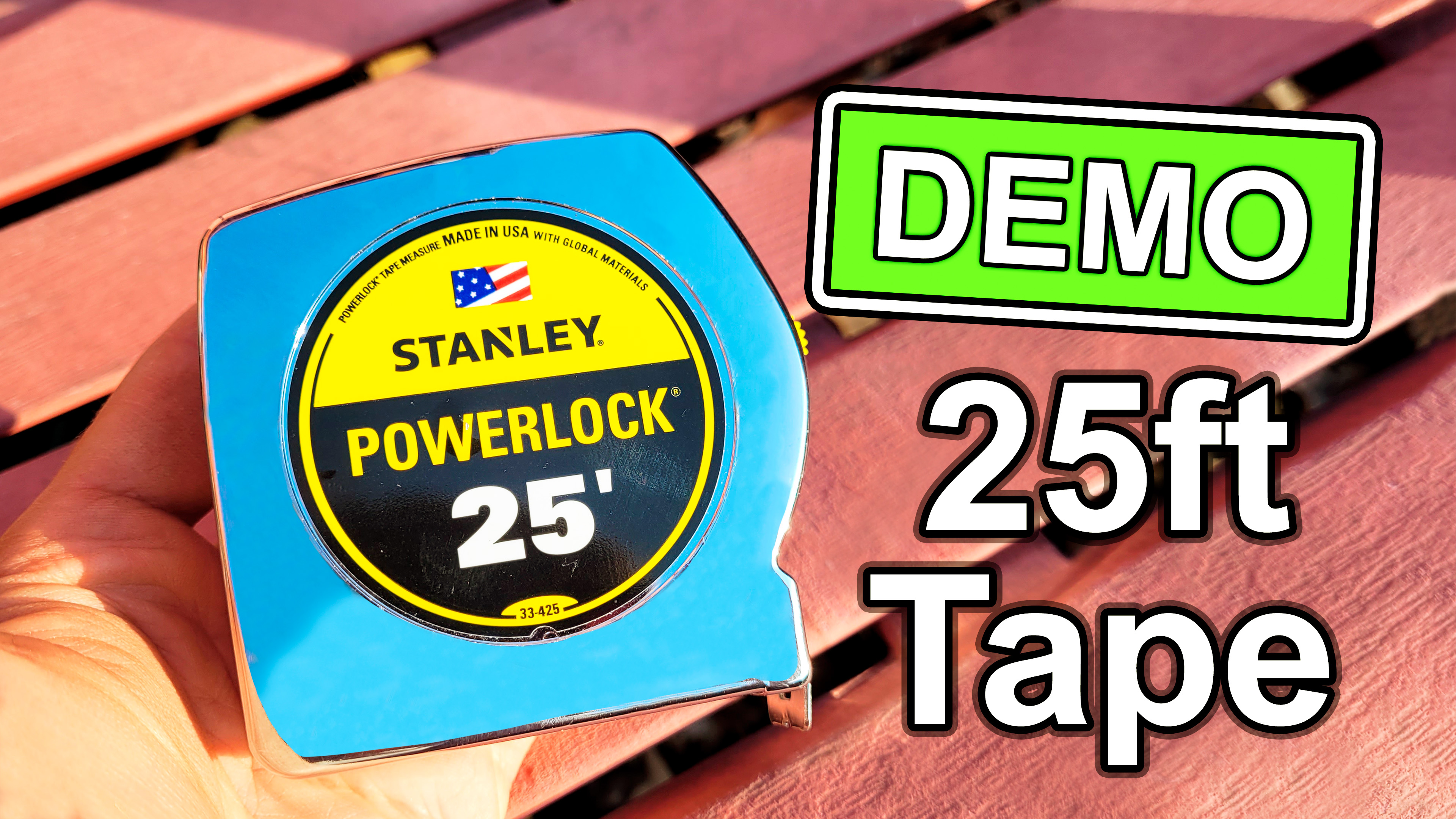 Watch STANLEY Powerlock Tape Measure 25FT on Amazon Live