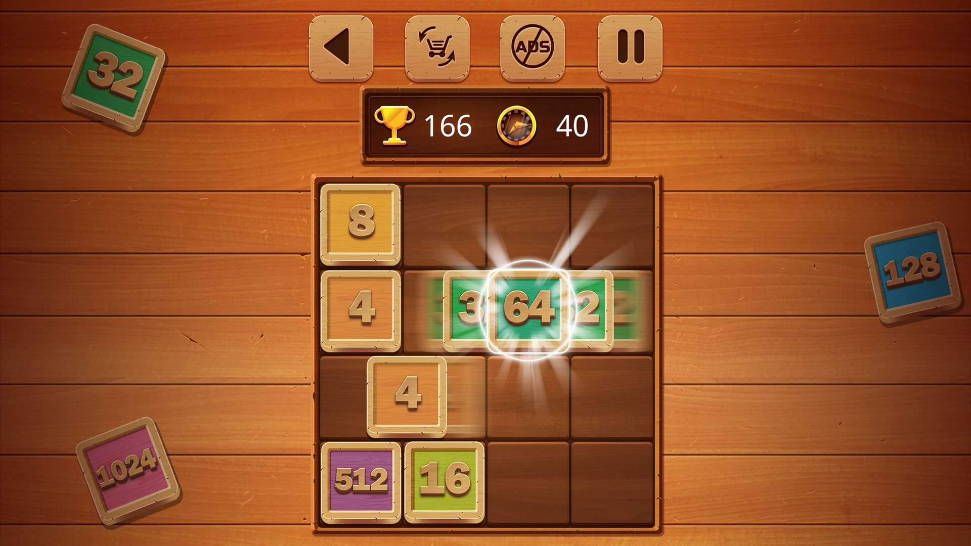 2048 Wooden Edition for TV - App on Amazon Appstore