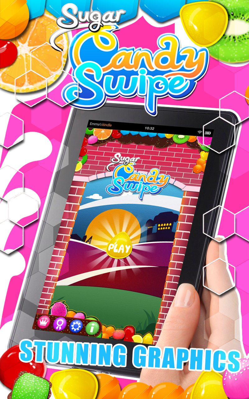 Sugar Candy Swipe Deluxe - App on the Amazon Appstore
