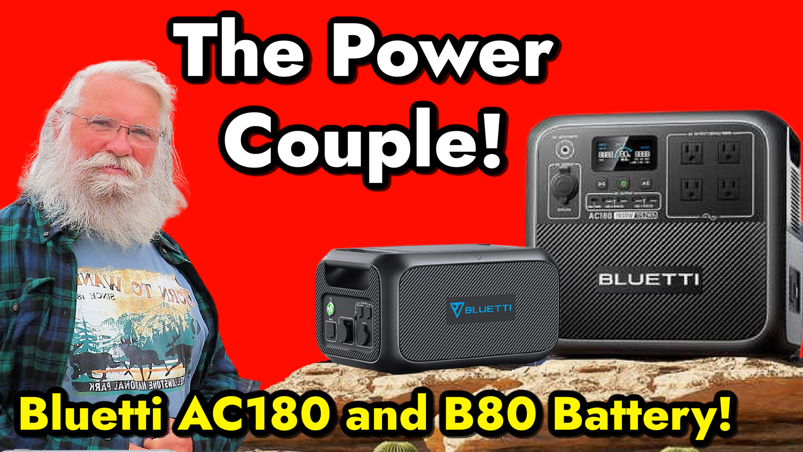 Watch BLUETTI Power Station AC180 & B80 Battery HUGE Power Couple on ...