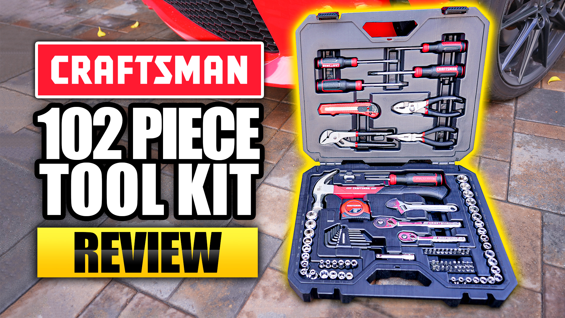 Watch Craftsman 102 Piece Tool Kit Review on Amazon Live