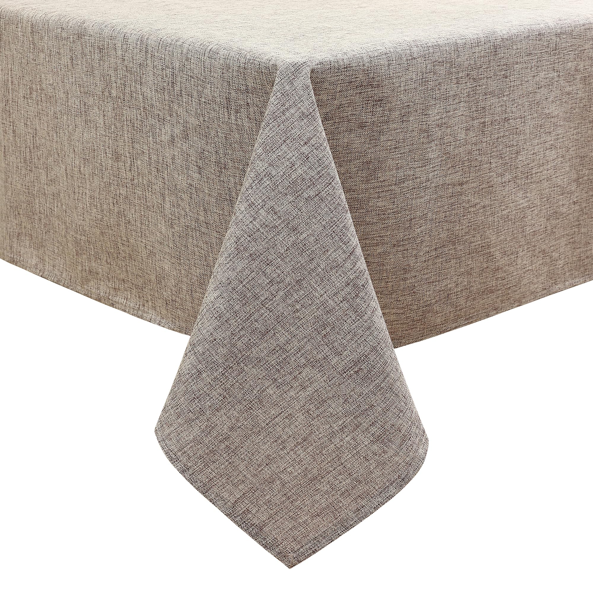 smiry Linen Table Cloths Rectangular, 60" x 102" Heavy-Duty Washable ...