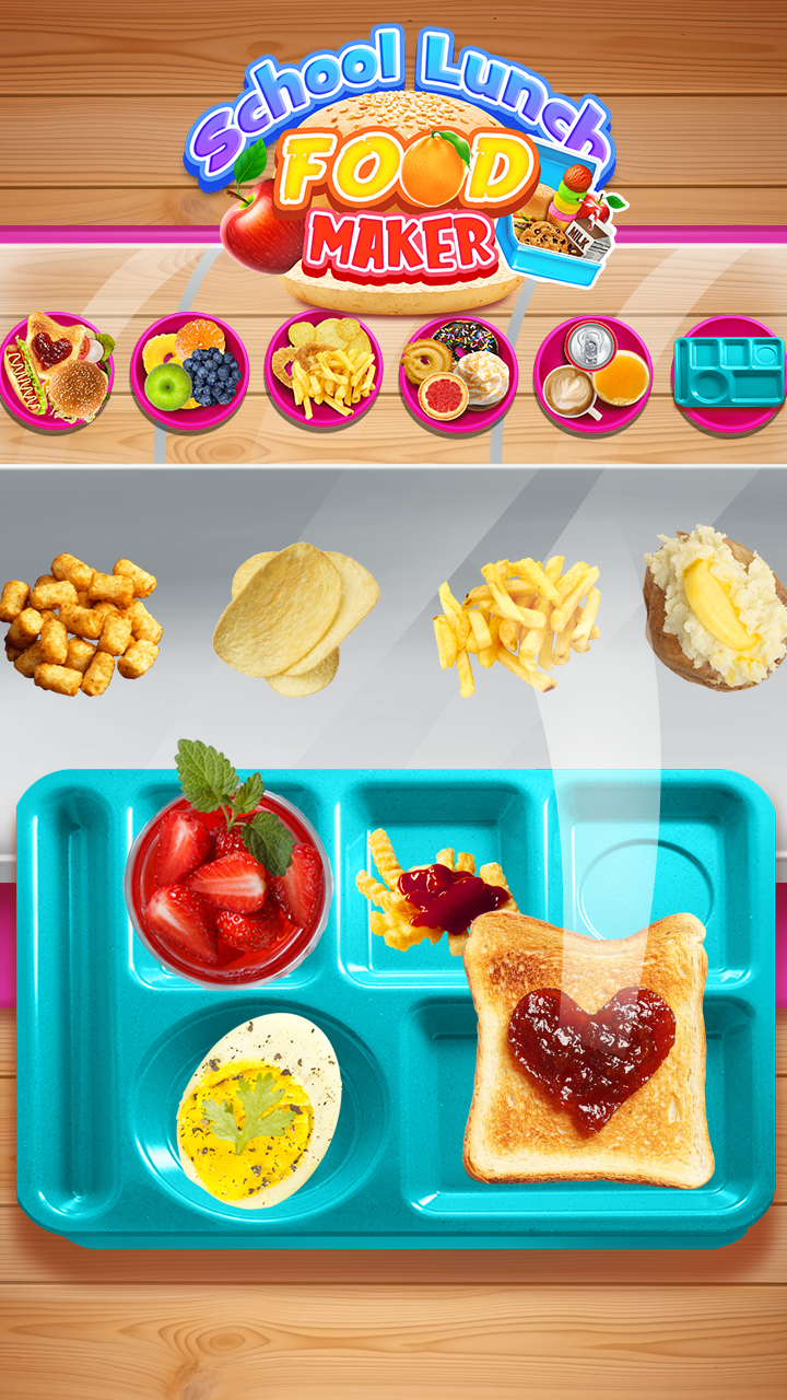 School Lunch Food Maker - Kids Cooking Games FREE - App on Amazon Appstore