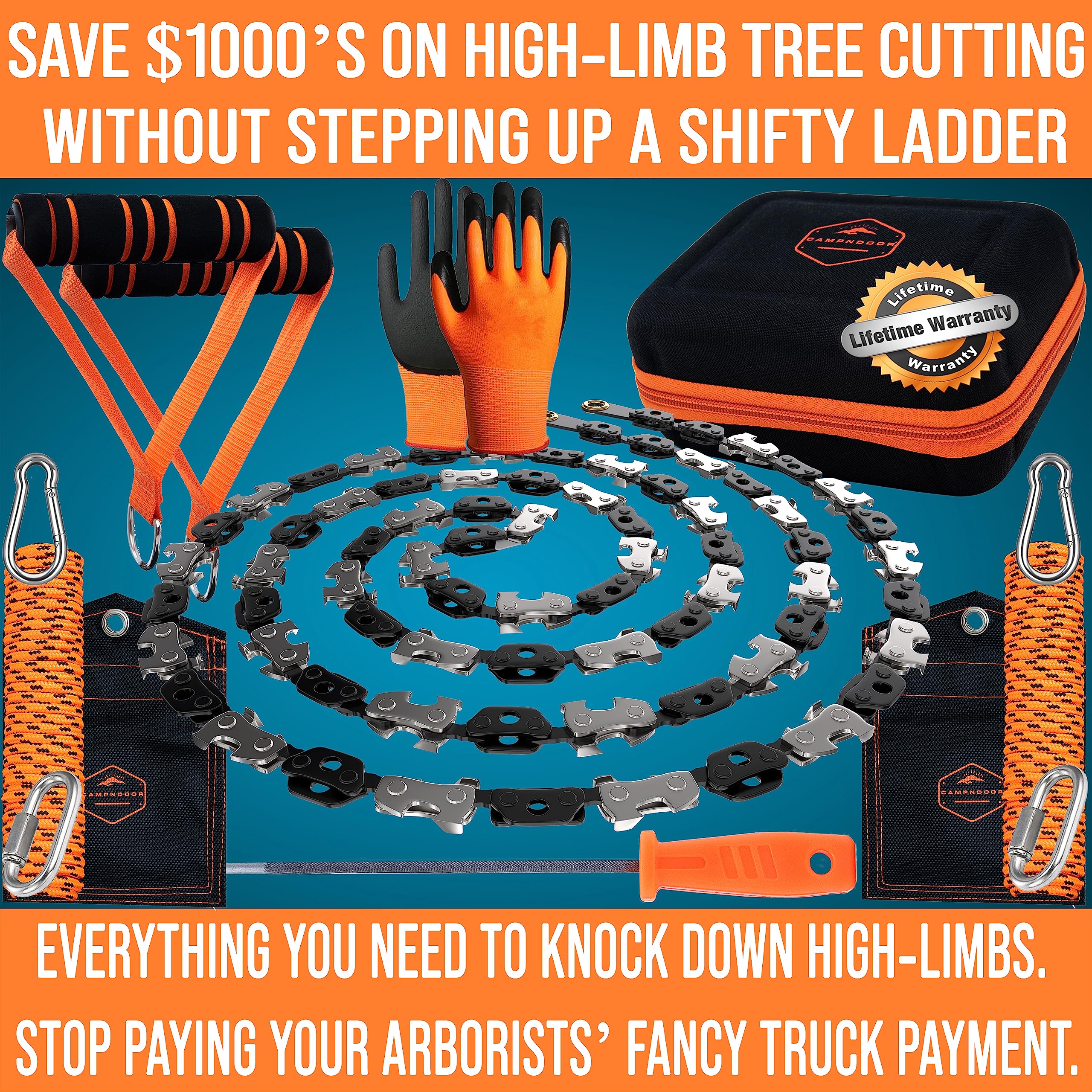 Snapklik.com : CAMPNDOOR High Limb Rope Saw 53 In - Zero Effort 360 ...