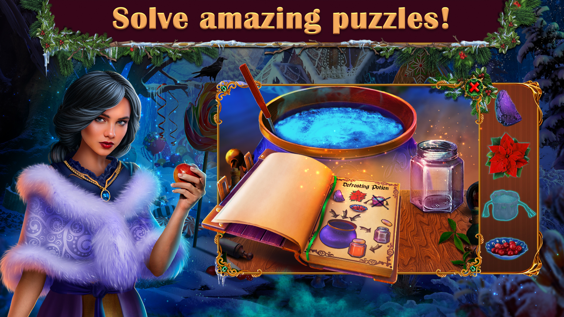 Hidden Objects - Christmas Spirit: Grimm Tales (Free To Play) - Magic ...