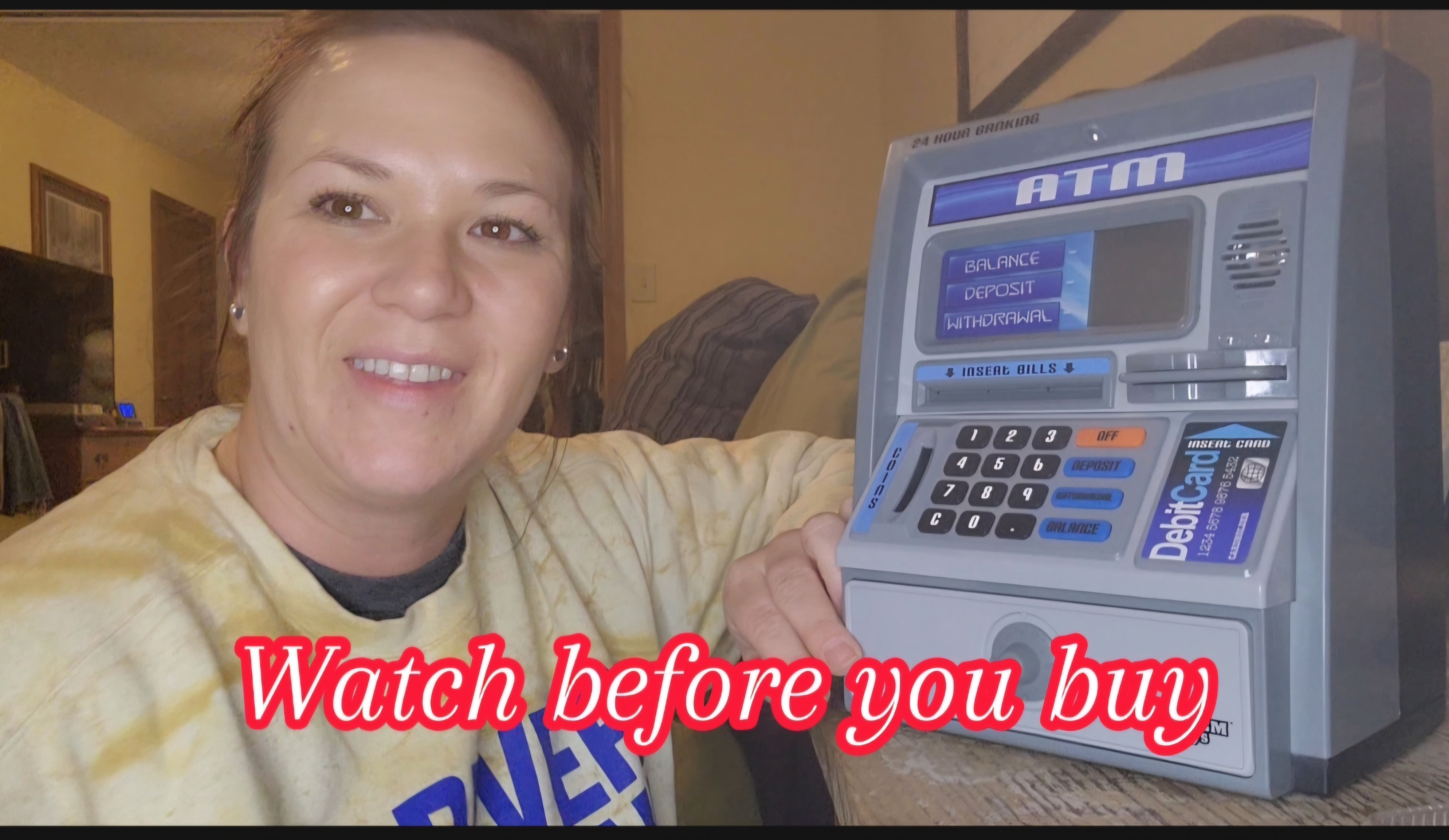 Watch Dr. STEM Toys Kids Talking ATM Machine Savings Piggy Bank on ...