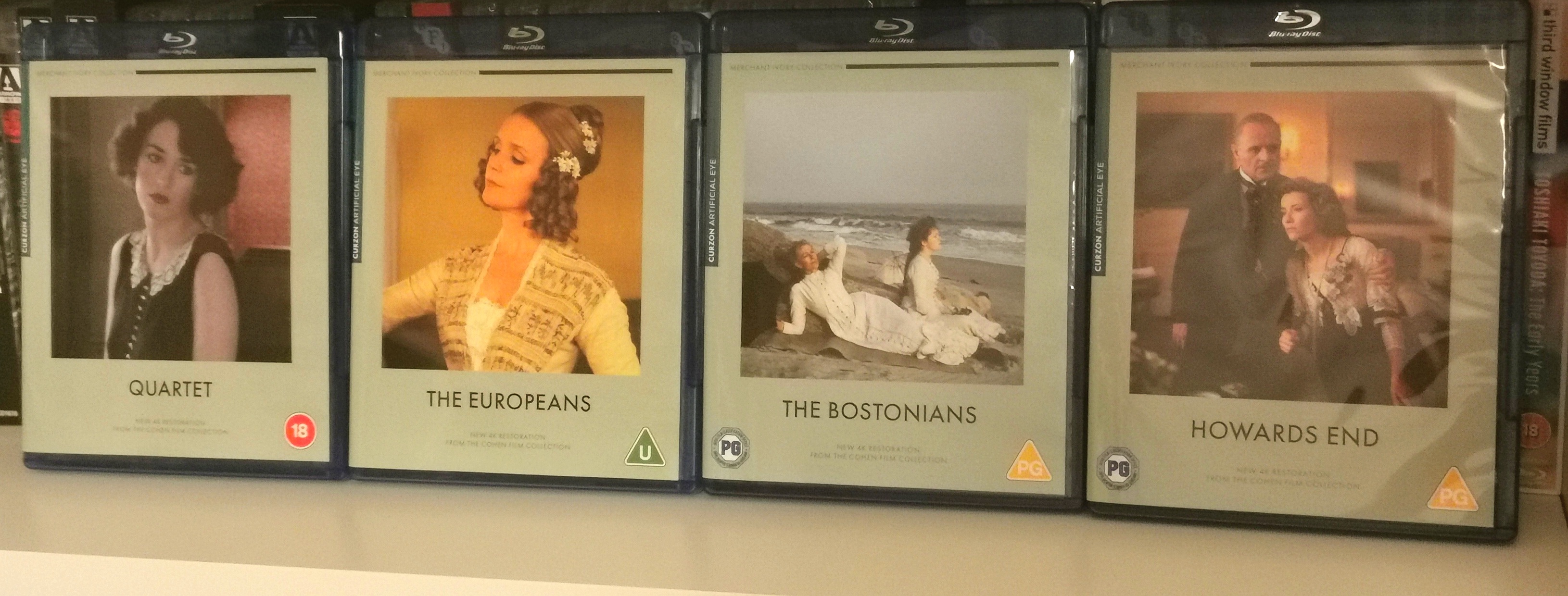 Merchant Ivory Boxset BD (The Europeans / Quartet / The Bostonians ...