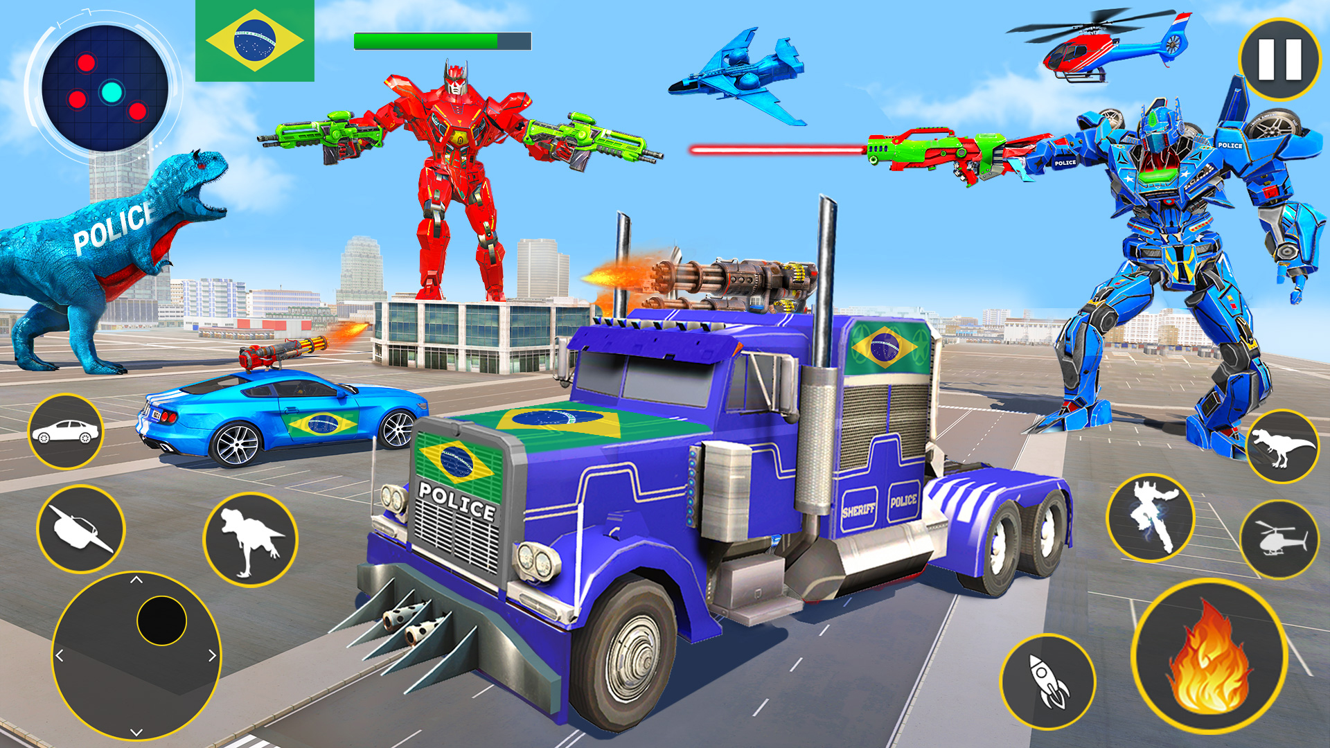 Police Truck Robot Game - App on Amazon Appstore