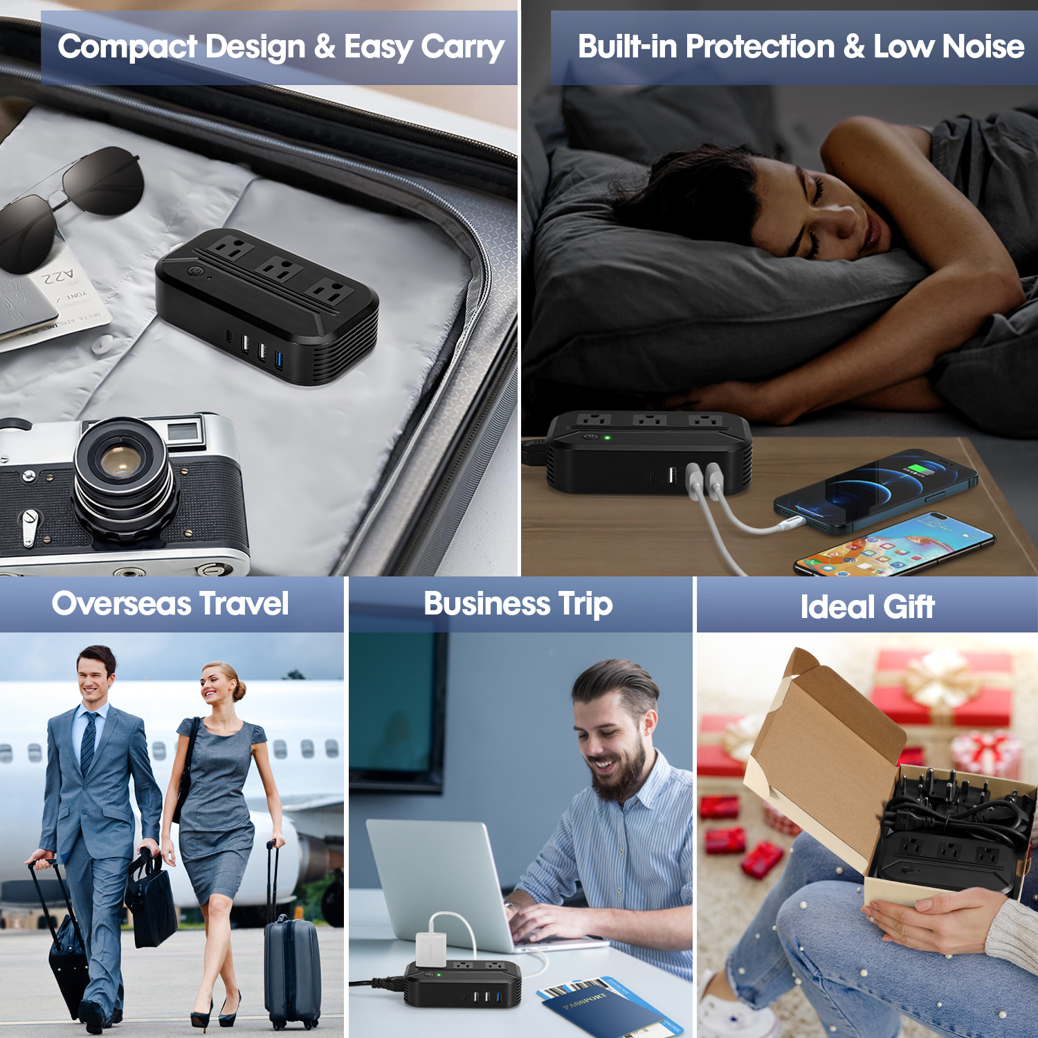 Snapklik.com : Voltage Converter 2300W Power Step Down 220V To 110V ...